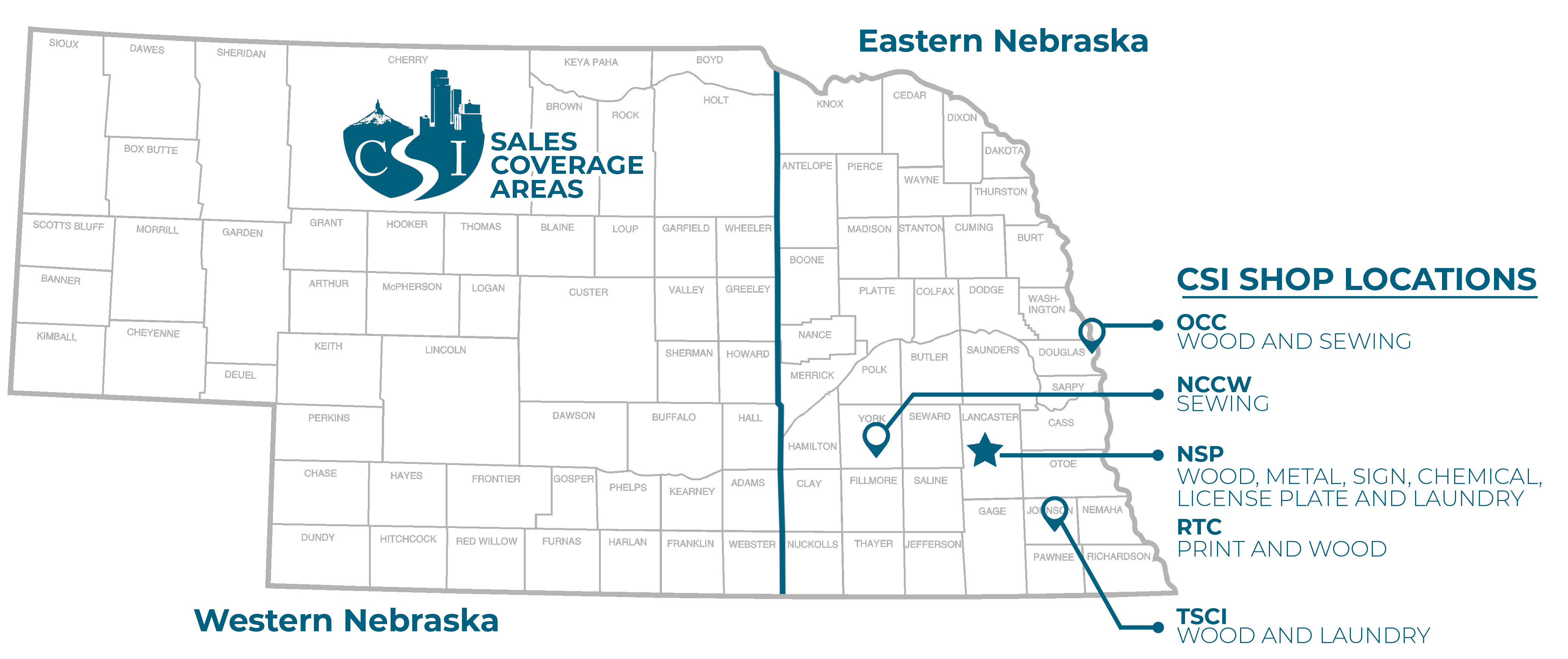 Buy from CSI | Nebraska Department of Correctional Services (NDCS)